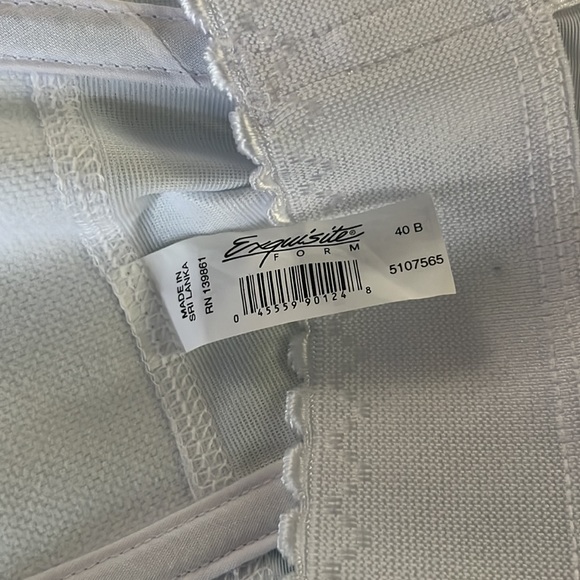 Exquisite Form | Intimates & Sleepwear | Long Line White Lace Bralette ...